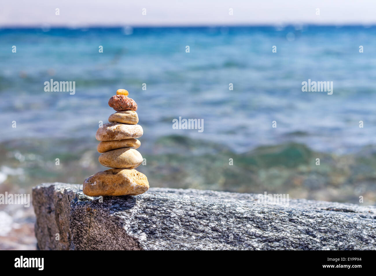 Beautiful photo of stones on the beach Stock Photo - Alamy