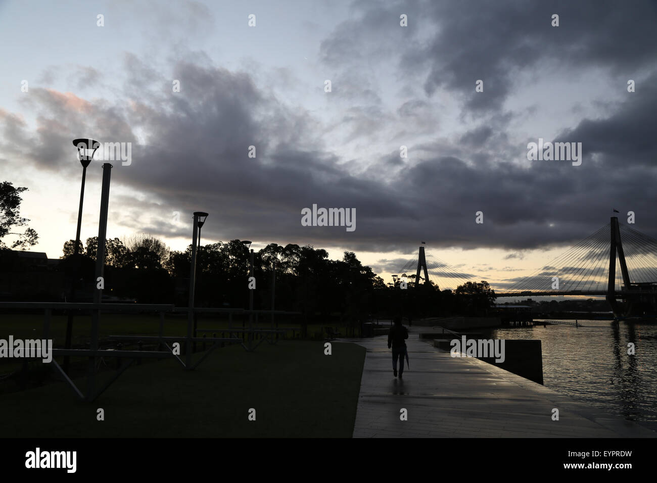 Glebe foreshore walk from near Bridge Road Stock Photo - Alamy