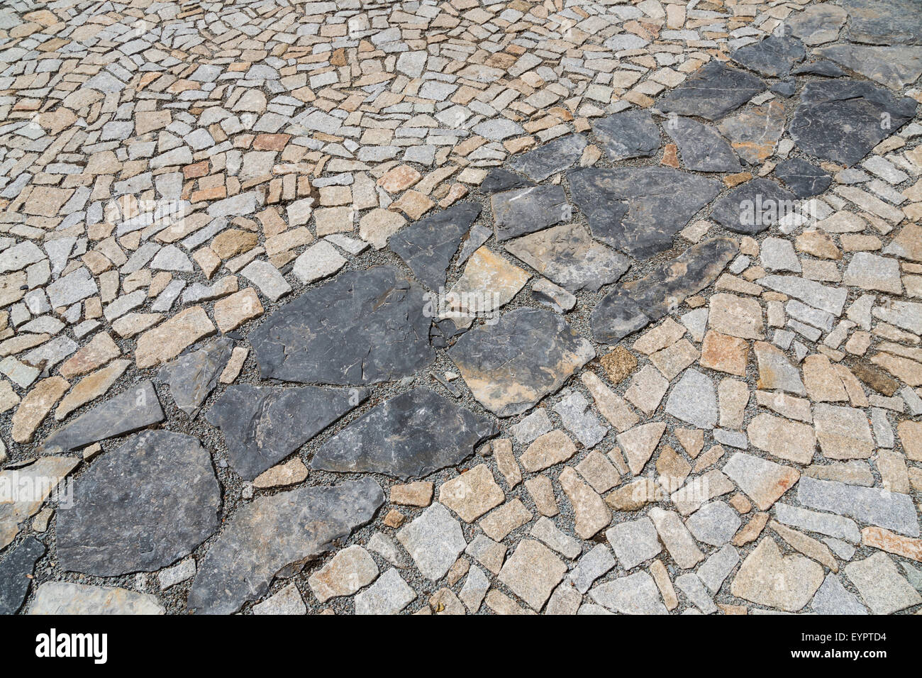 The stone pavement as the background texture, Stone block road pavement ...