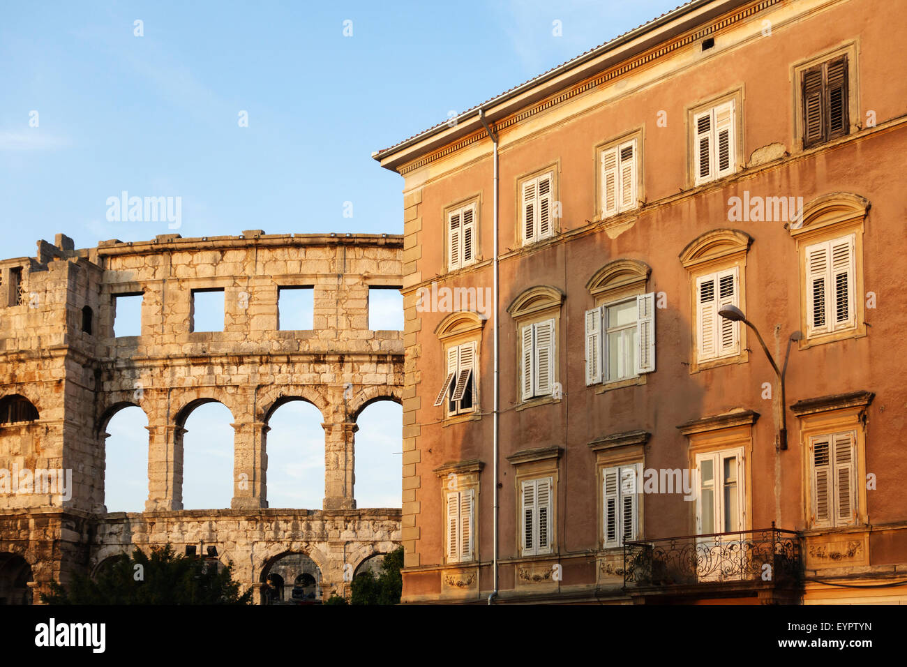 Pula, Istria, Croatia. The Pula Arena, a Roman amphitheatre built ...