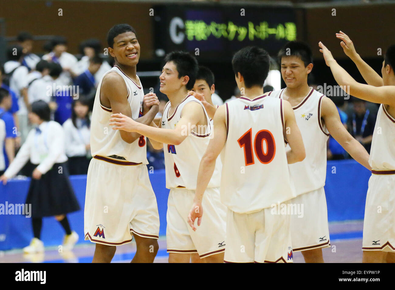 Hannaryz Arena, Kyoto, Japan. 3rd Aug, 2015. Meisei team group, AUGUST ...