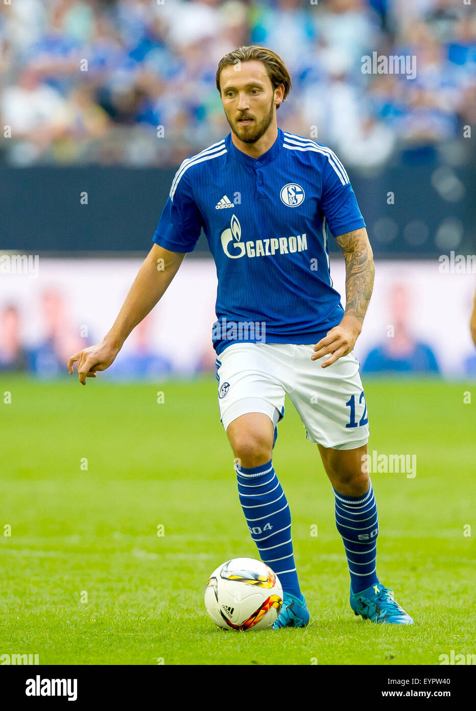 Gelsenkirchen, Germany. 02nd Aug, 2015. Schalke's Marco Hoeger in ...