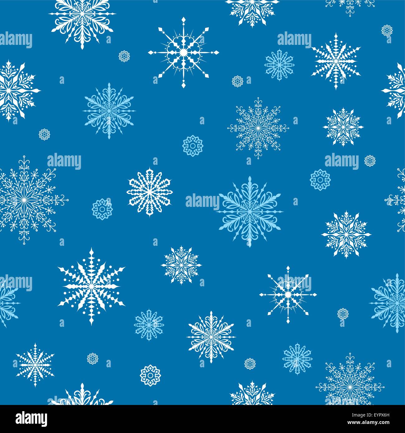 Seamless background with ornamental snowflakes for designs, cards ...