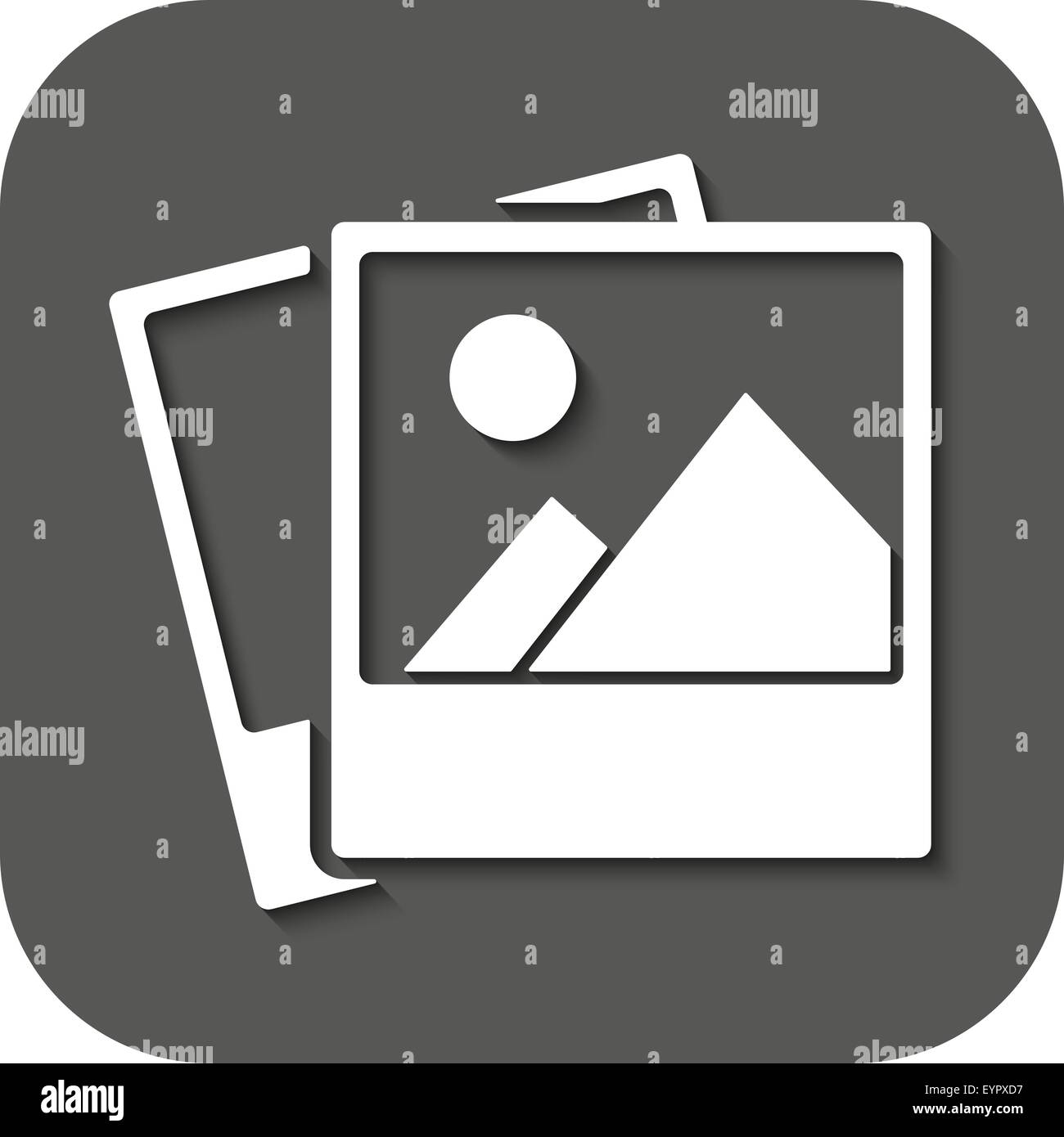 The photo icon. photograph and image, snapshot symbol. Flat Stock ...