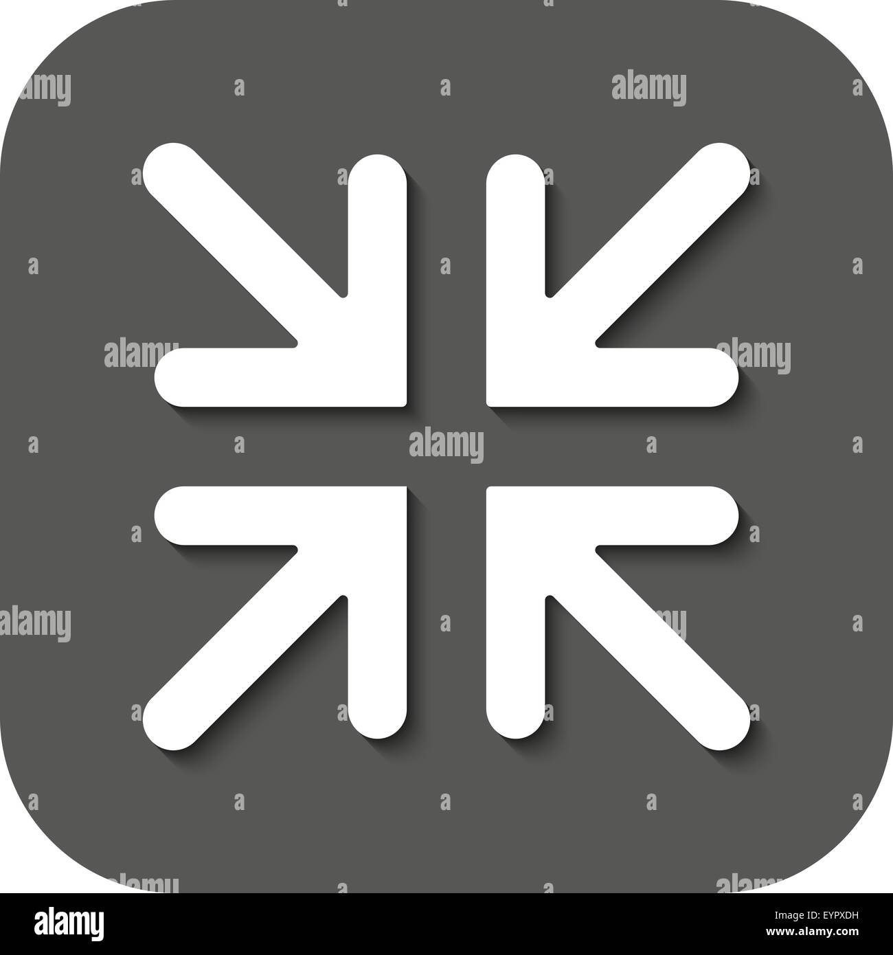 The exit full screen icon. Arrows symbol. Flat Stock Vector Image & Art ...