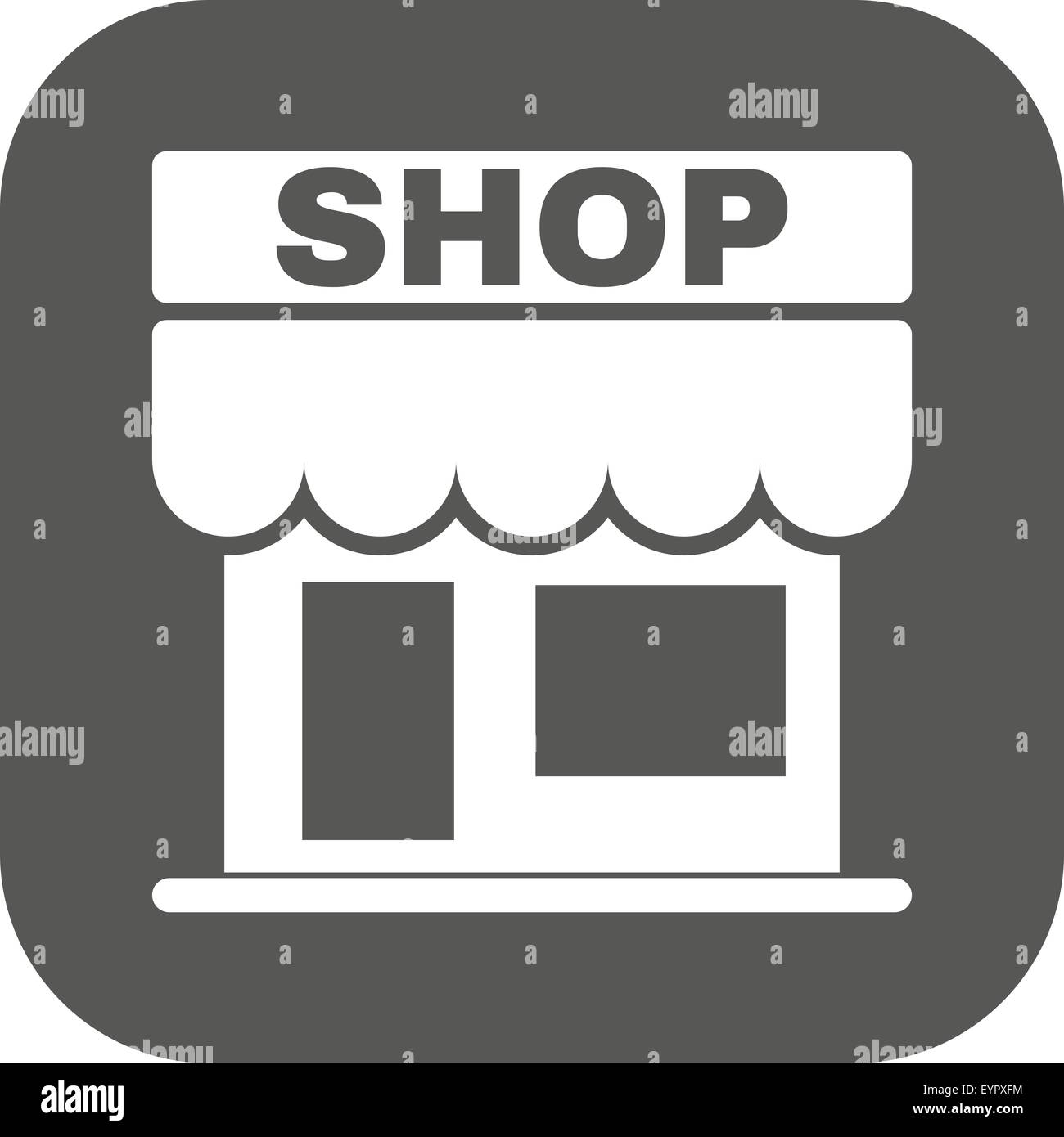 The shop icon. Store symbol. Flat Stock Vector Image & Art - Alamy