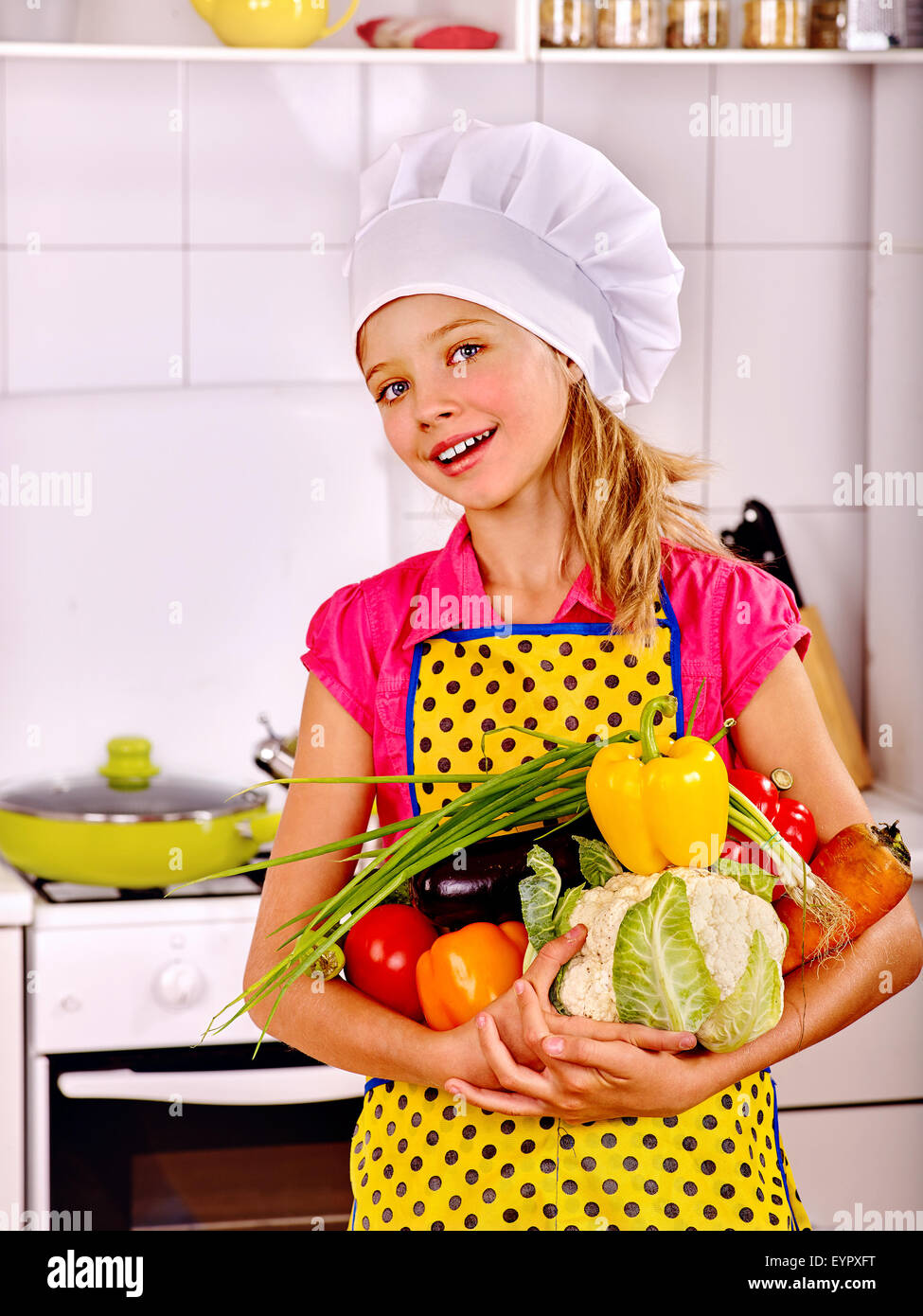 Child cooking at kitchen Stock Photo - Alamy