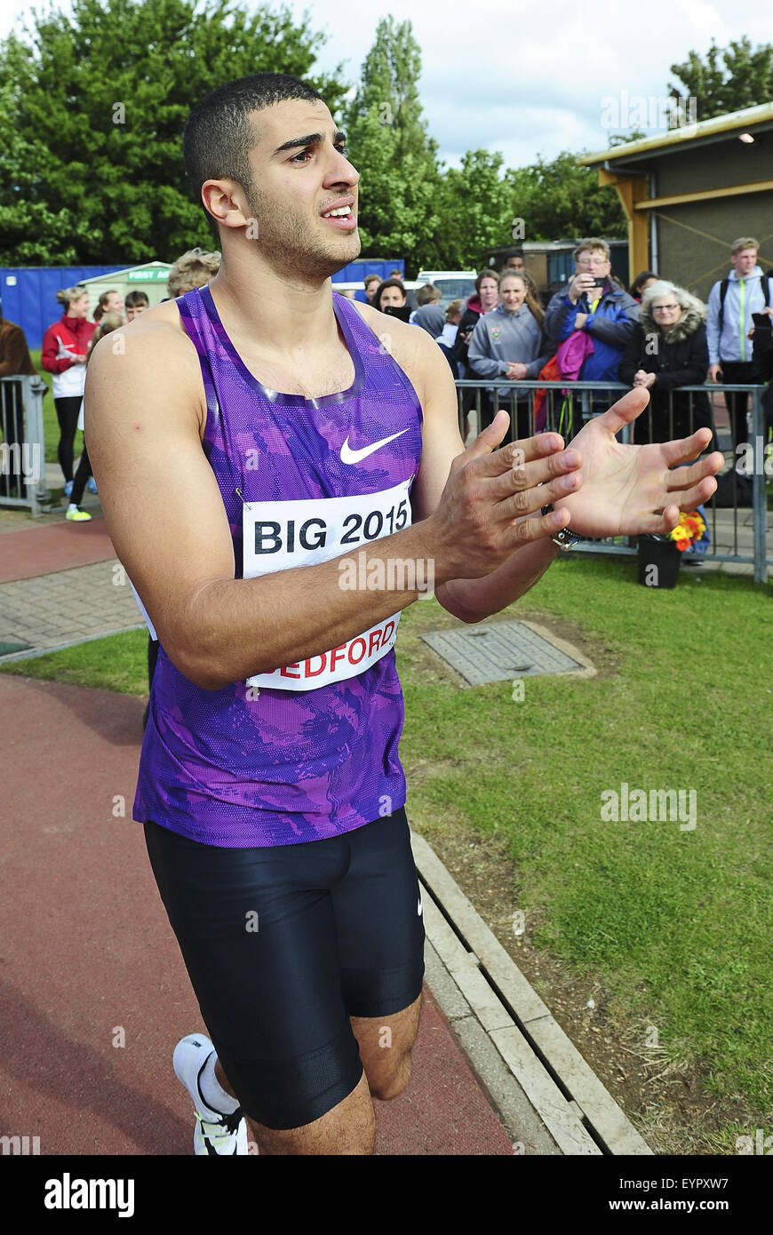 UK's Number One sprinter Adam Gemili clocks sub 10.0secs (9.97secs) at ...