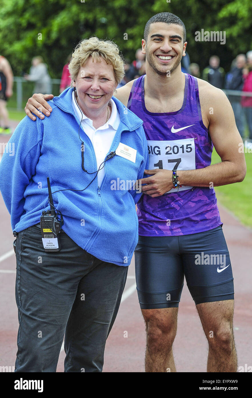 UK's Number One sprinter Adam Gemili clocks sub 10.0secs (9.97secs) at ...