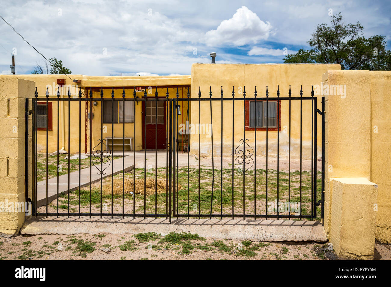 A village home in the Pueblo of Isleta, New Mexico, USA Stock Photo - Alamy