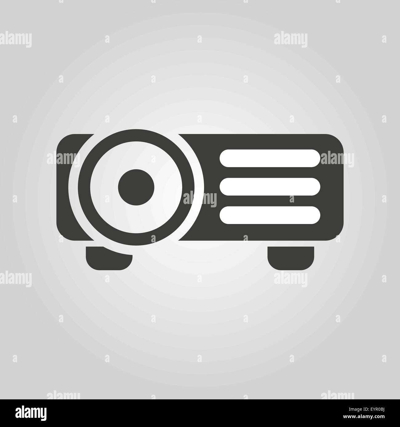 The projector icon. Presentation symbol. Flat Stock Vector Image & Art ...