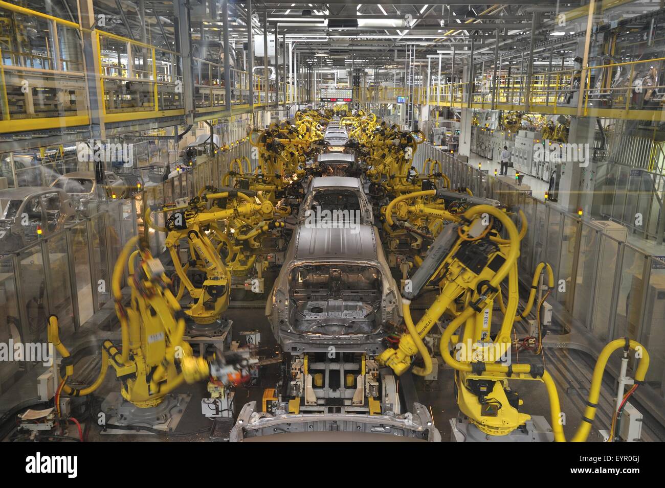 Inside Car Factory Vehicles Parts High Resolution Stock Photography and ...