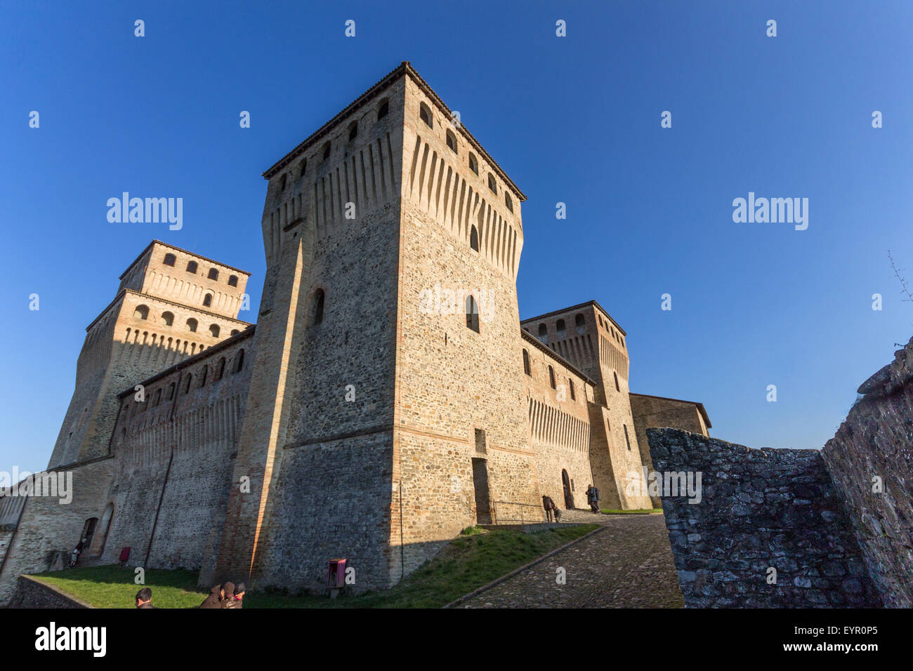 Chateau de torrechiara hi-res stock photography and images - Alamy