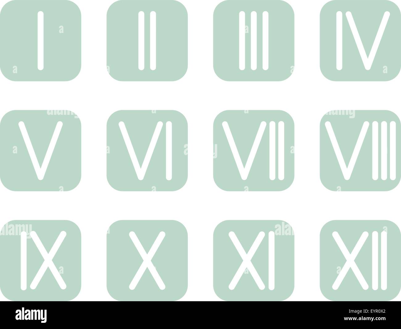 Roman numeral 1 hi-res stock photography and images - Alamy