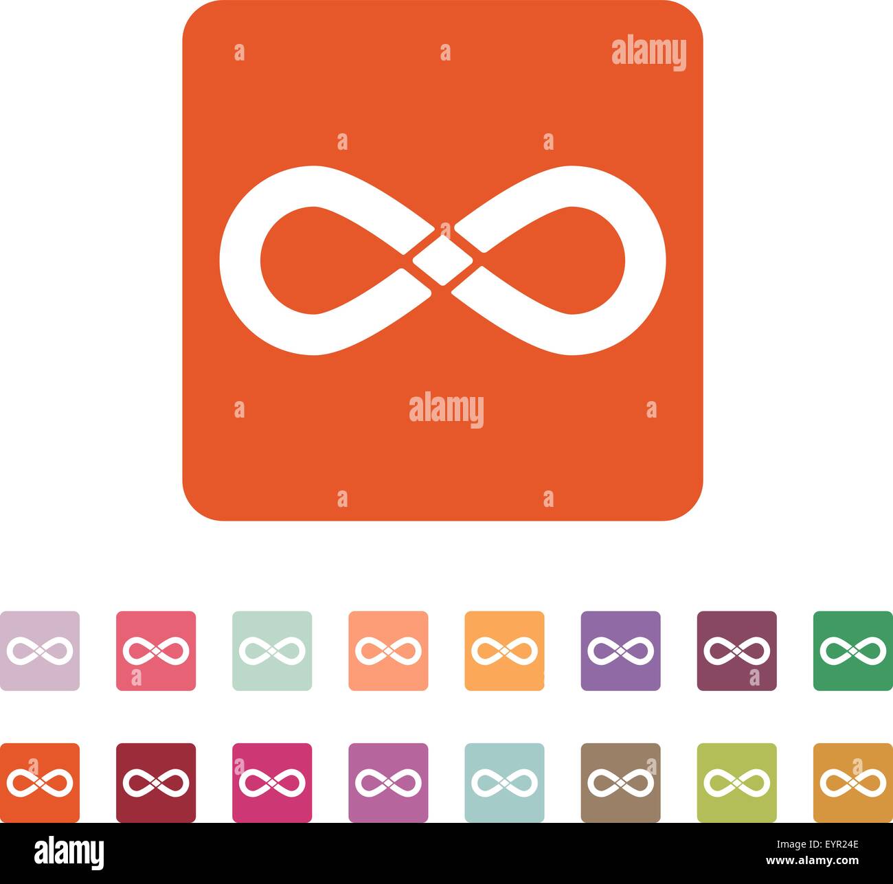 The infinity icon. Infinity symbol. Flat Stock Vector Image & Art - Alamy