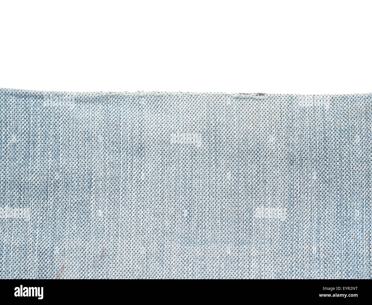 denim fabric on a white background Stock Photo - Alamy