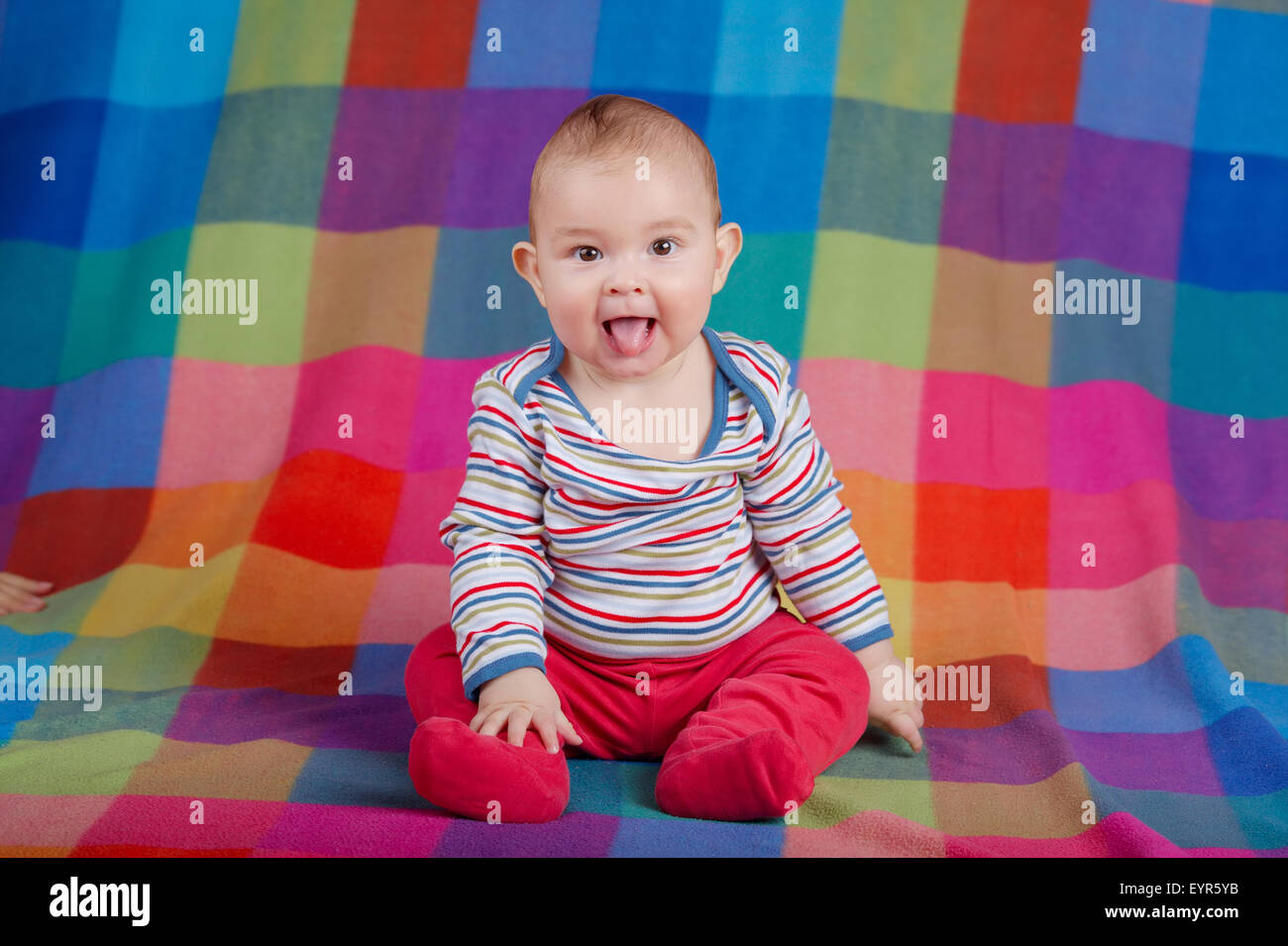 little boy portrait on colorful background Stock Photo - Alamy