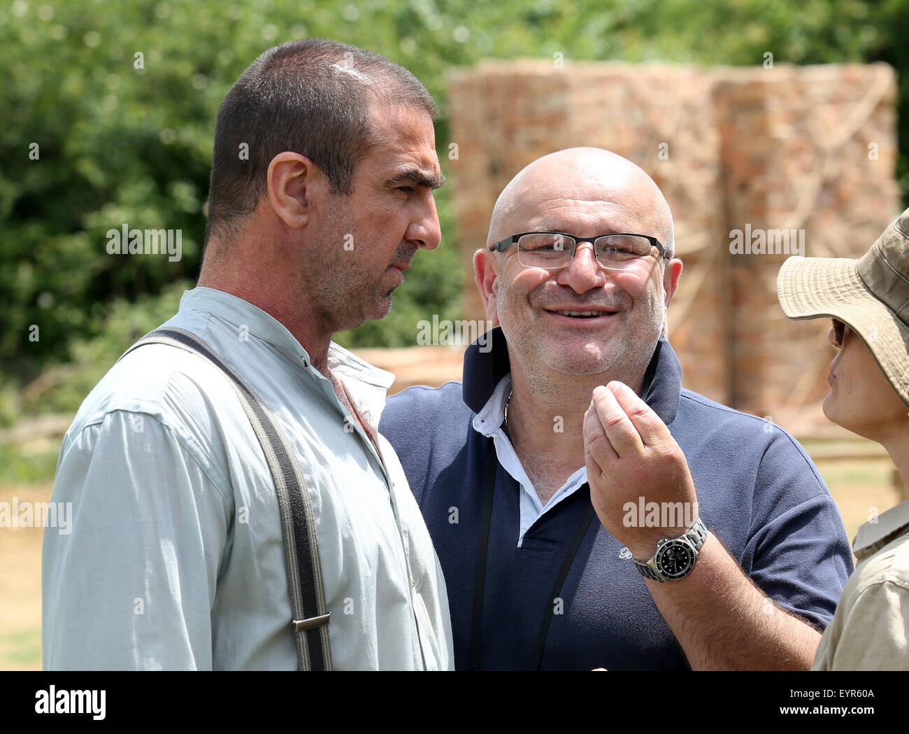 Manchester United legend Eric Cantona films scenes for his upcoming ...