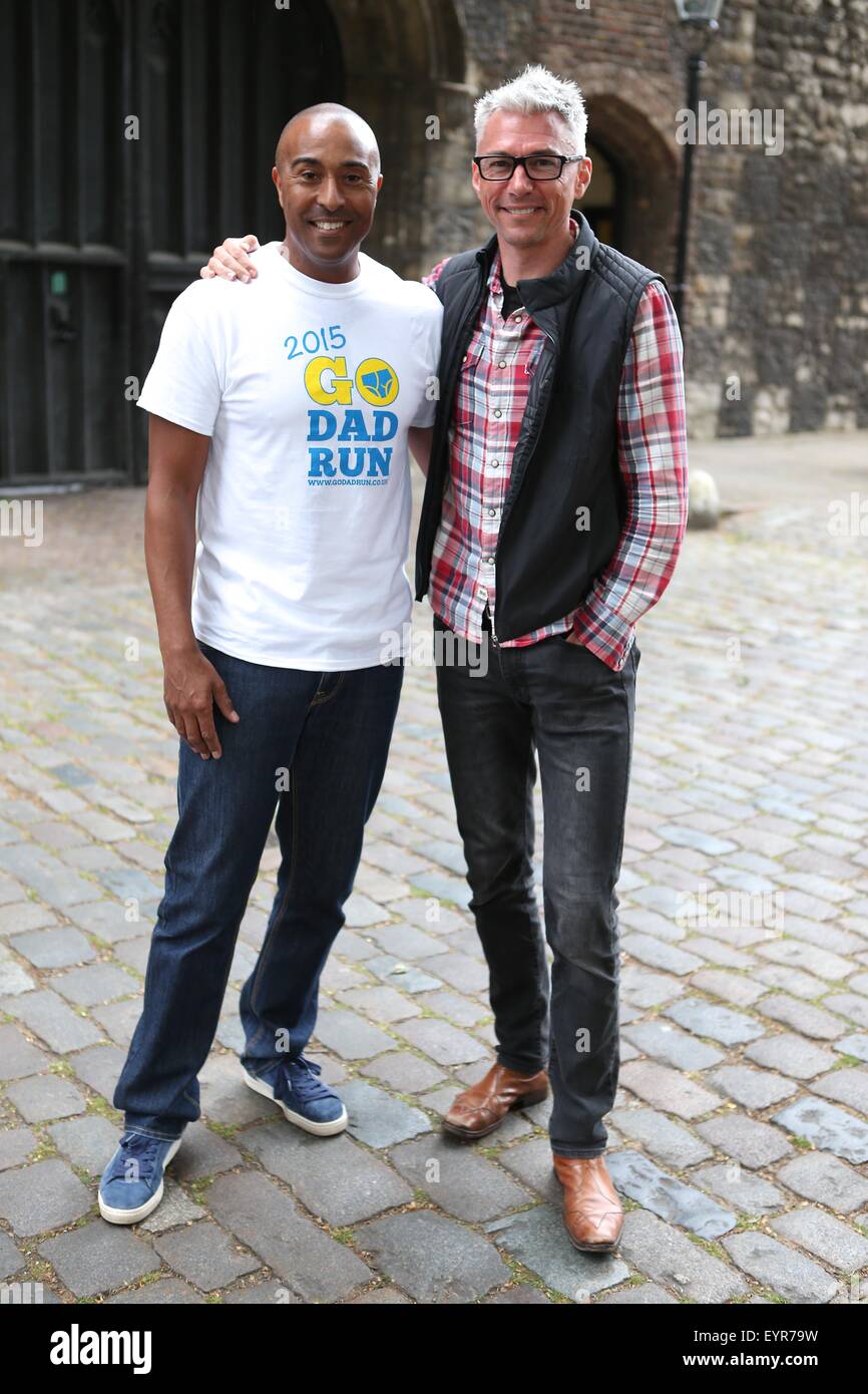 The Sanlam Go Dad Run launch party - Arrivlas Featuring: Colin Jackson ...