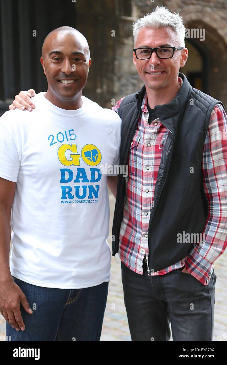 The Sanlam Go Dad Run launch party - Arrivlas Featuring: Colin Jackson ...