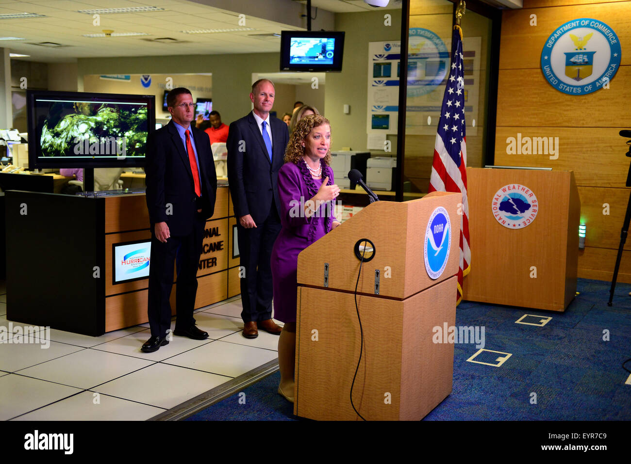 News conference for the start of hurricane season at NOAA’s National ...