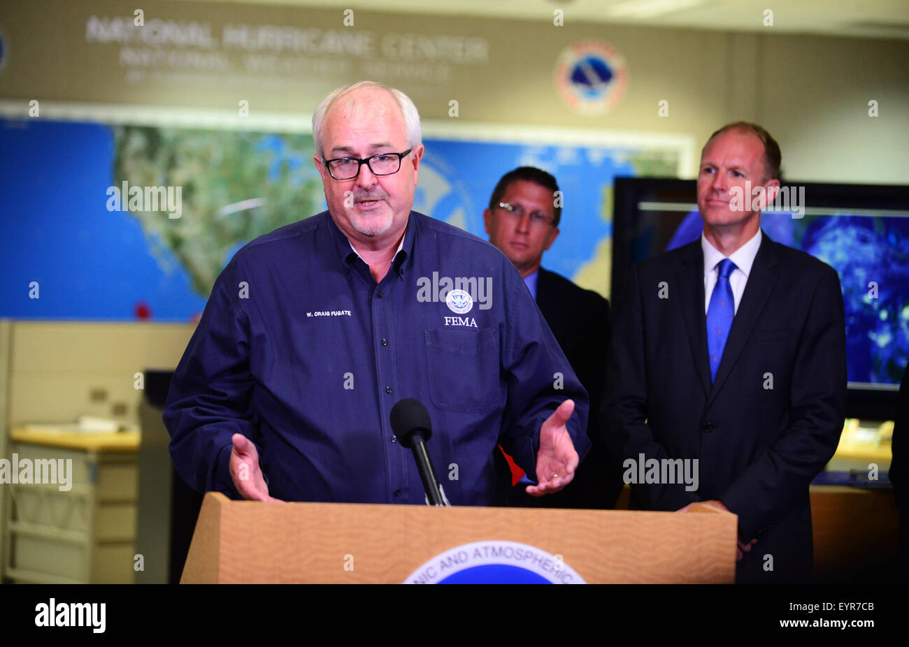 News conference for the start of hurricane season at NOAA’s National ...