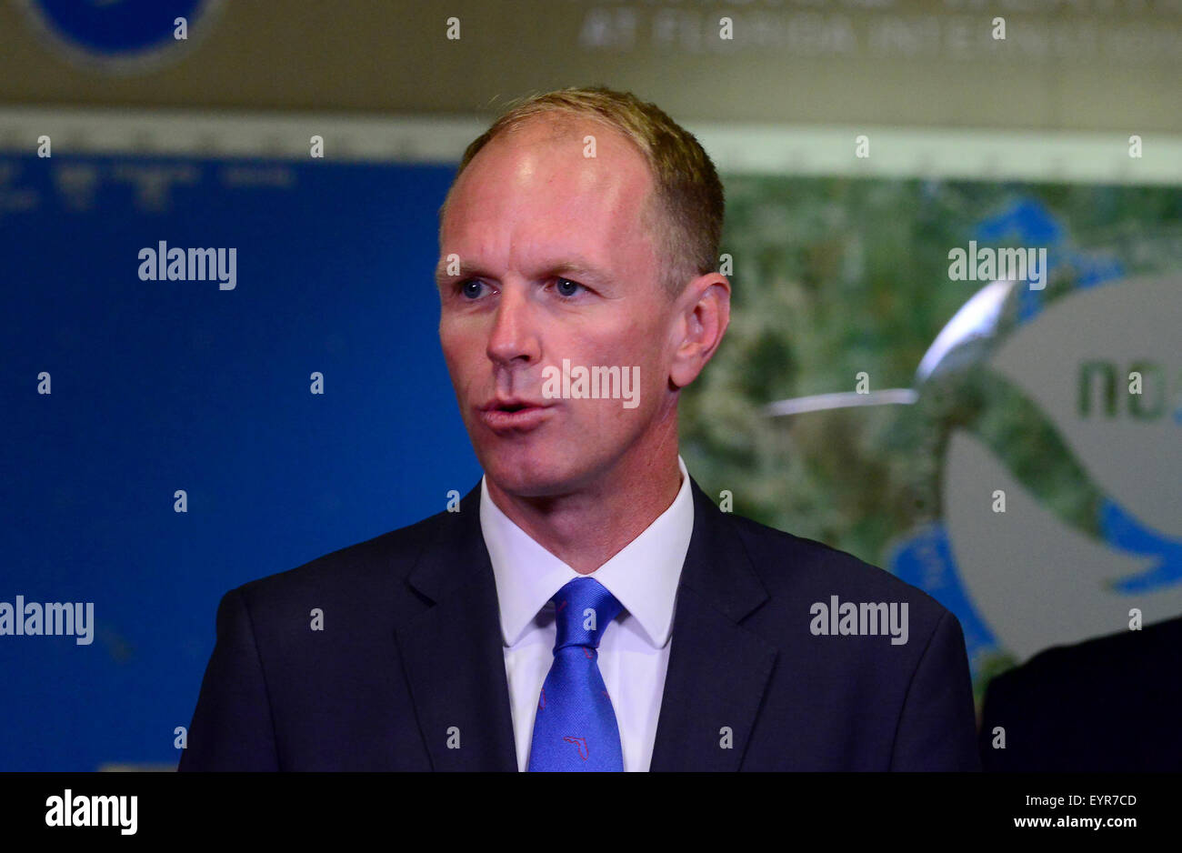 News conference for the start of hurricane season at NOAA’s National ...