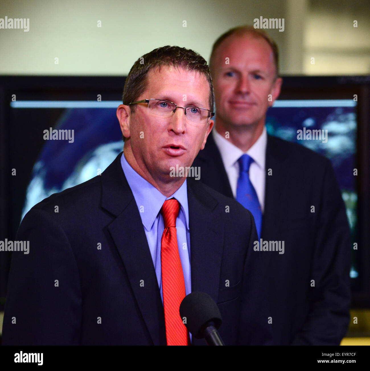 News conference for the start of hurricane season at NOAA’s National ...