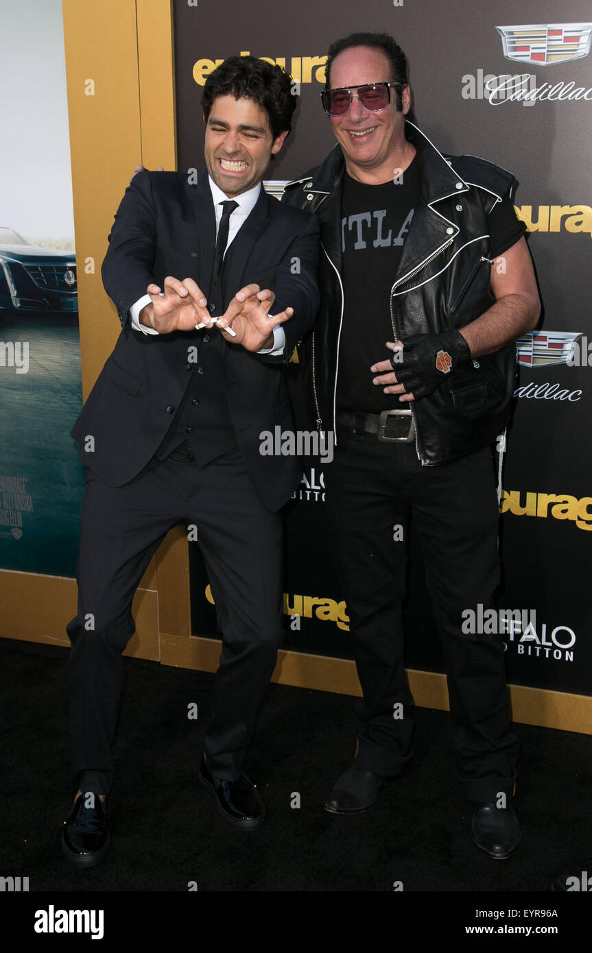 Celebirties attend the 'Entourage' Los Angeles premiere at Regency ...