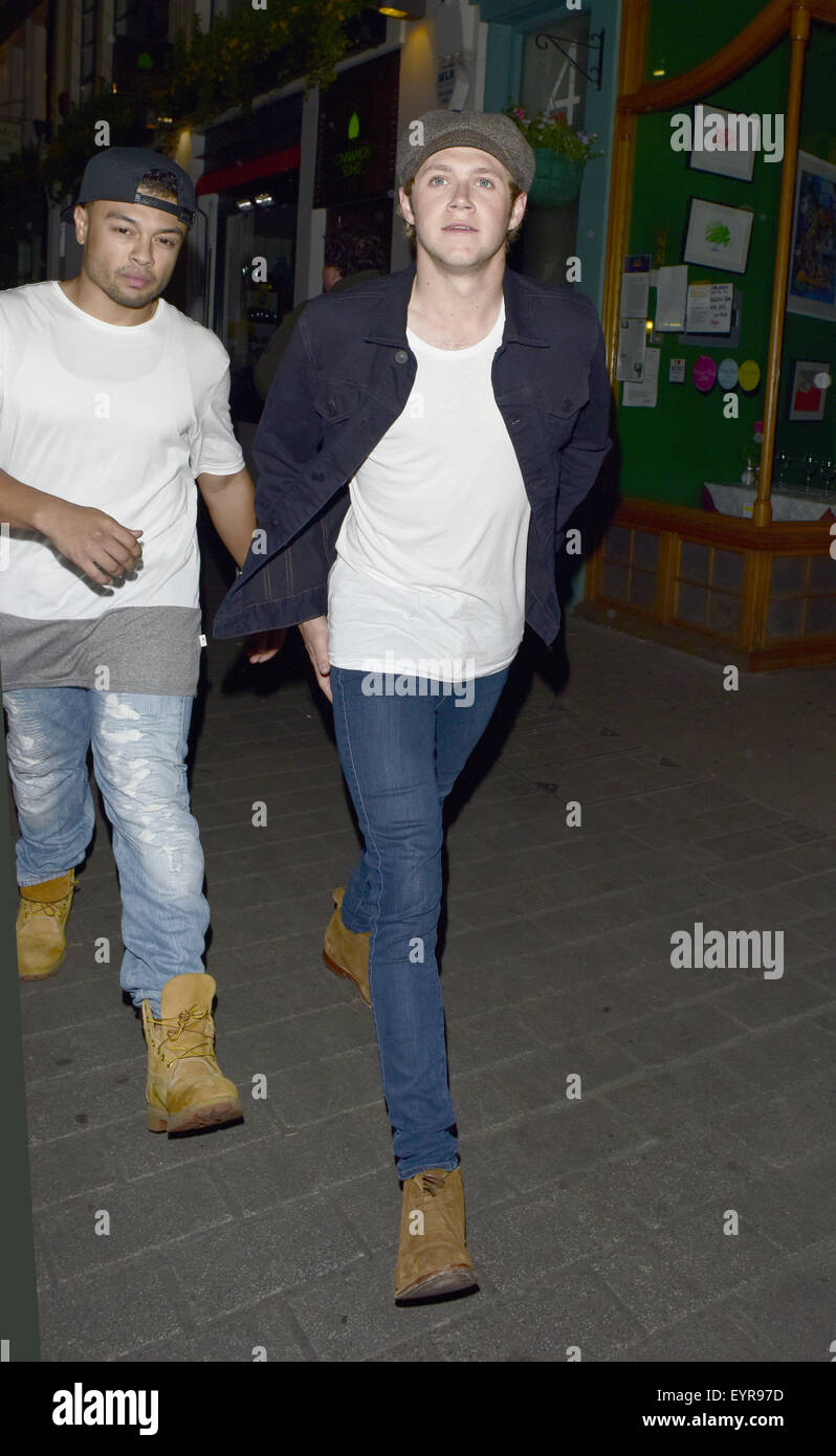 Niall Horan seen leaving Cirque le Soir Featuring: Niall Horan Where ...