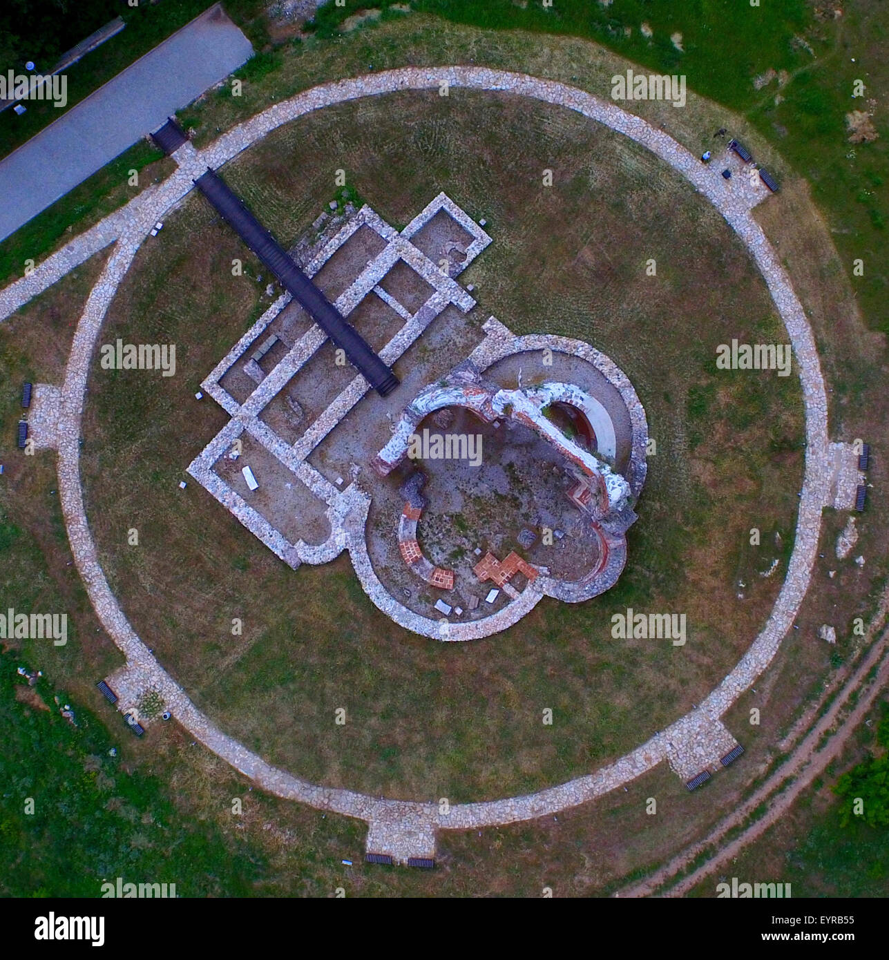 The Red Church is a large, partially preserved late Roman-early ...