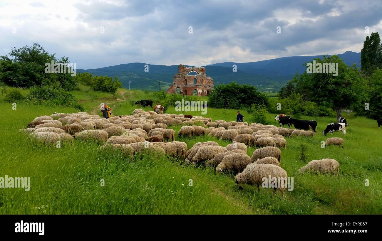 The Red Church is a large, partially preserved late Roman-early ...
