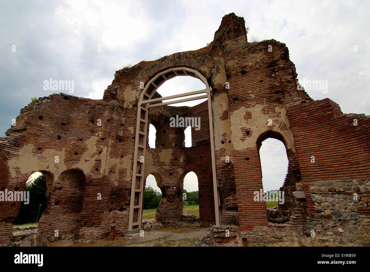 The Red Church is a large, partially preserved late Roman-early ...