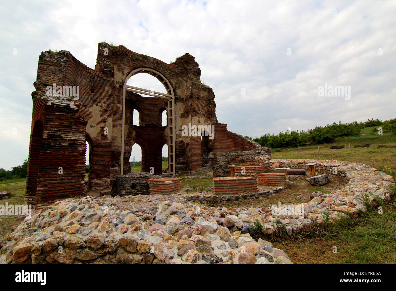 The Red Church is a large, partially preserved late Roman-early ...