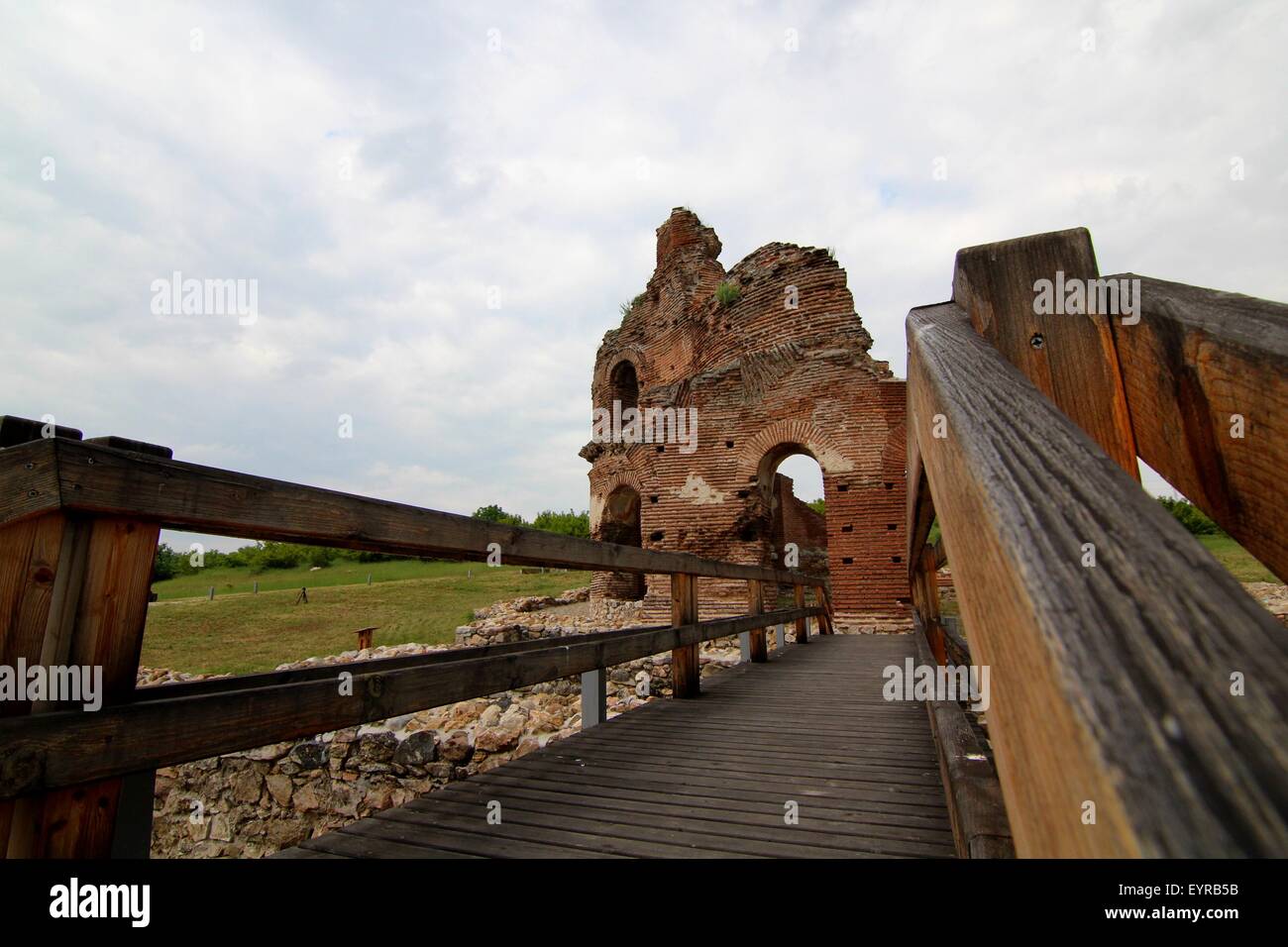The Red Church is a large, partially preserved late Roman-early ...