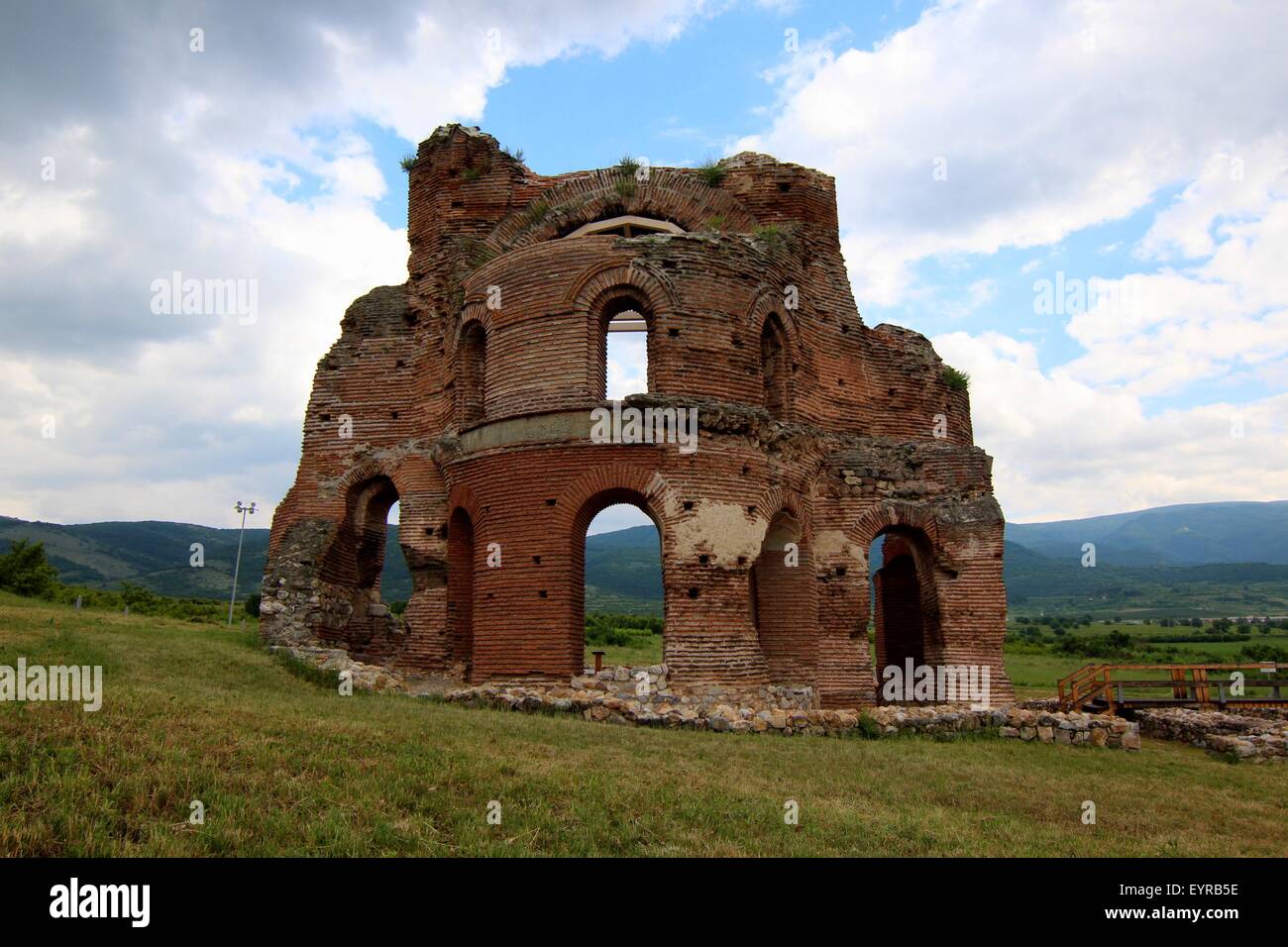 The Red Church is a large, partially preserved late Roman-early ...