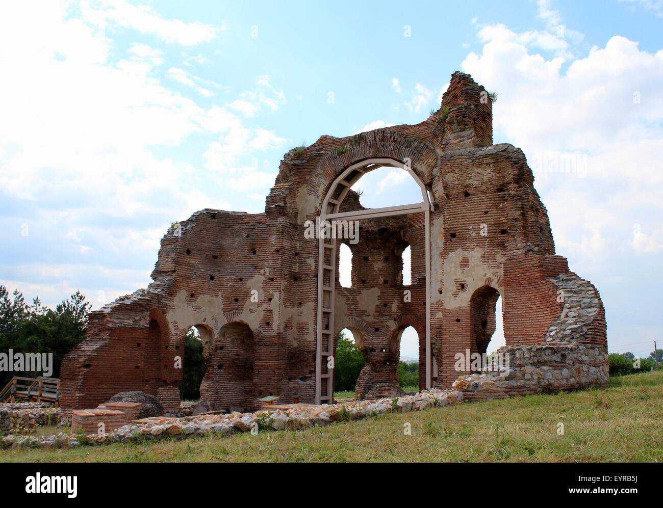 The Red Church is a large, partially preserved late Roman-early ...