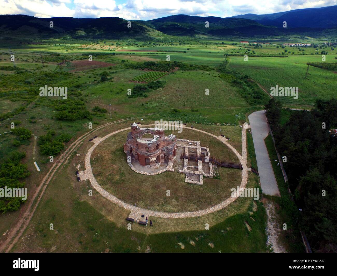 The Red Church is a large, partially preserved late Roman-early ...