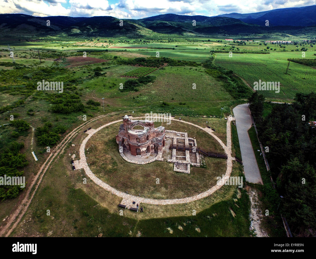 The Red Church is a large, partially preserved late Roman-early ...