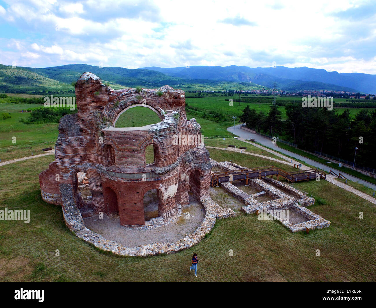 The Red Church is a large, partially preserved late Roman-early ...
