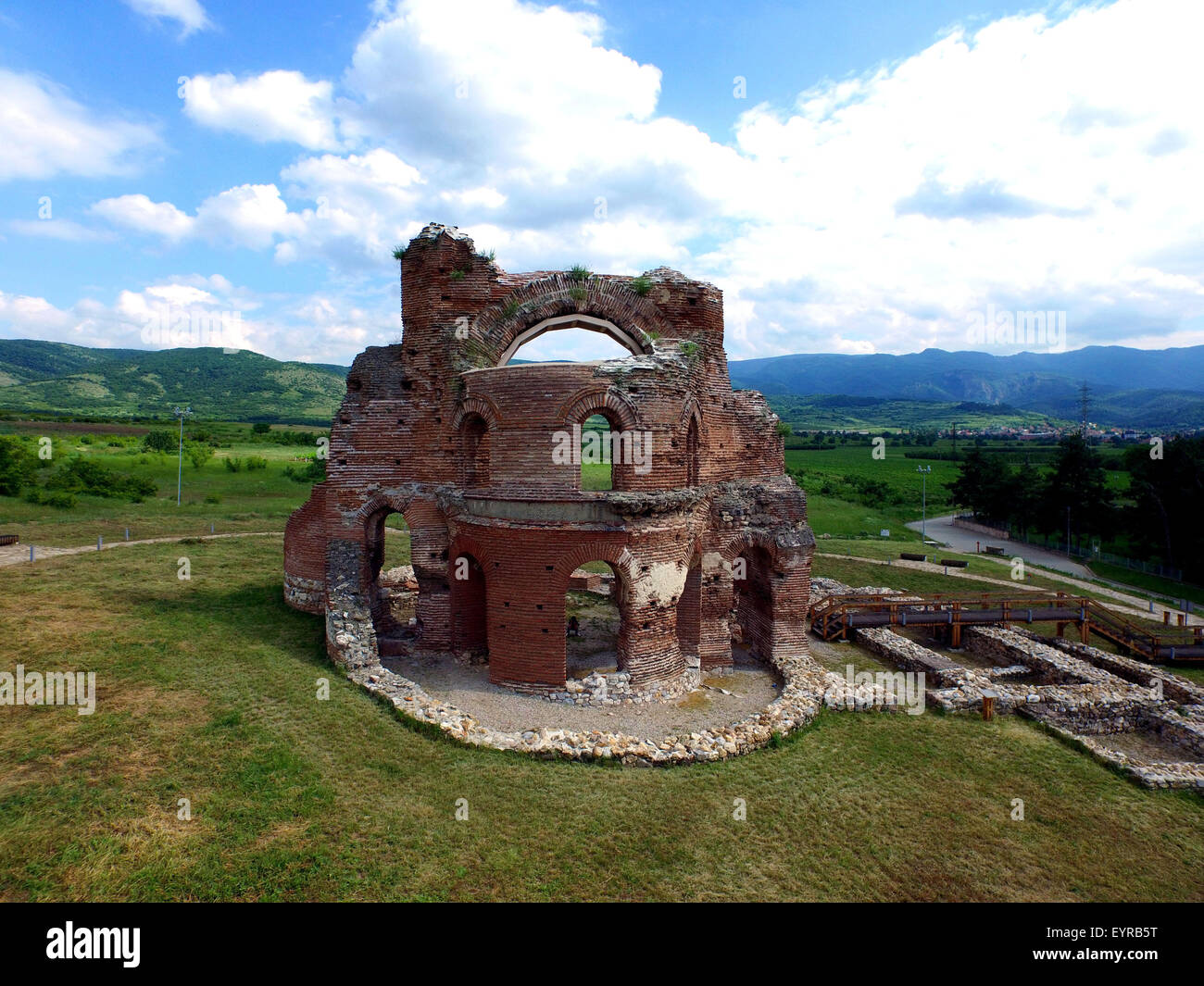The Red Church is a large, partially preserved late Roman-early ...