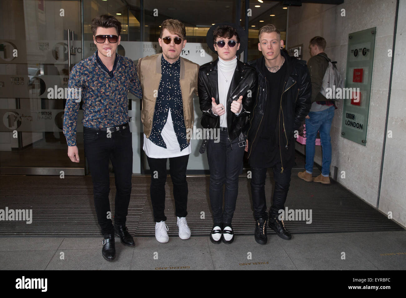 Rixton, Jake Roche, Charley Bagnall, Lewi Morgan, Danny Wilkin pictured ...