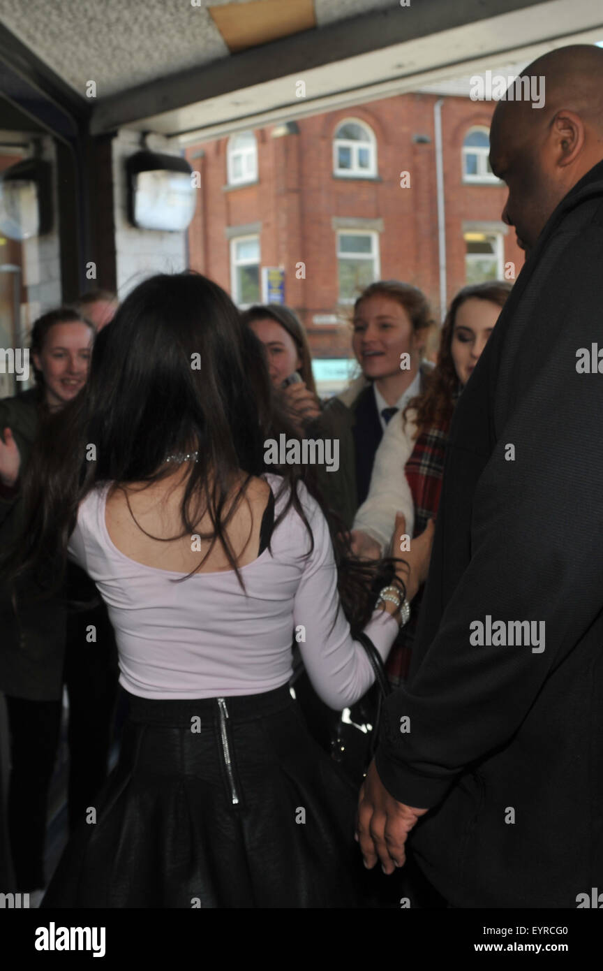 Fifth Harmony arrive at Signal 1 FM Stoke Featuring: Fifth Harmony ...