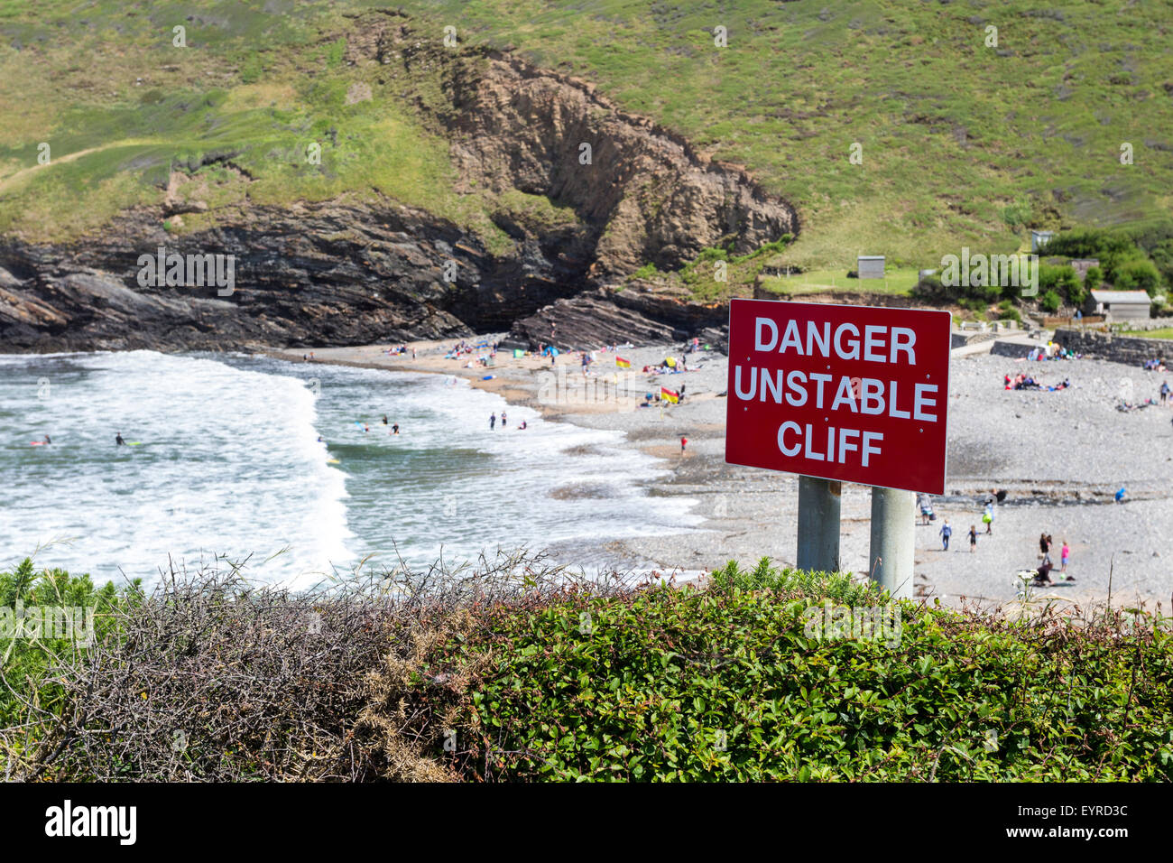 Unstable warning hi-res stock photography and images - Alamy