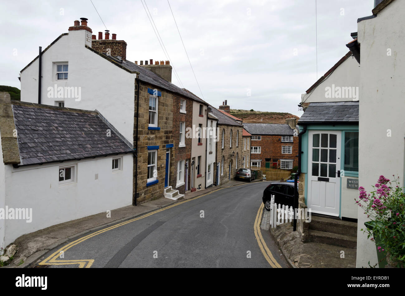The attractive village of Staithes on the North Yorkshire coast ...
