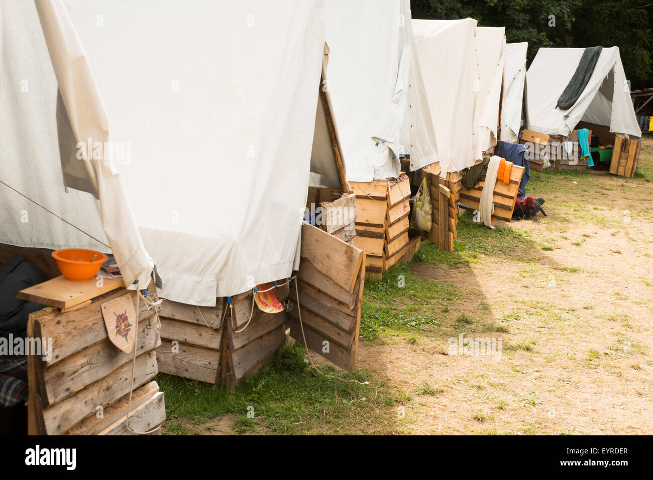 Boys scout campground summer camp hi-res stock photography and images - Alamy