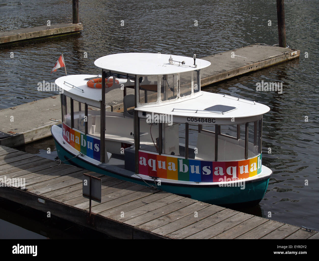 Aquabus at Granville Island, Vancouver, Canada Stock Photo - Alamy