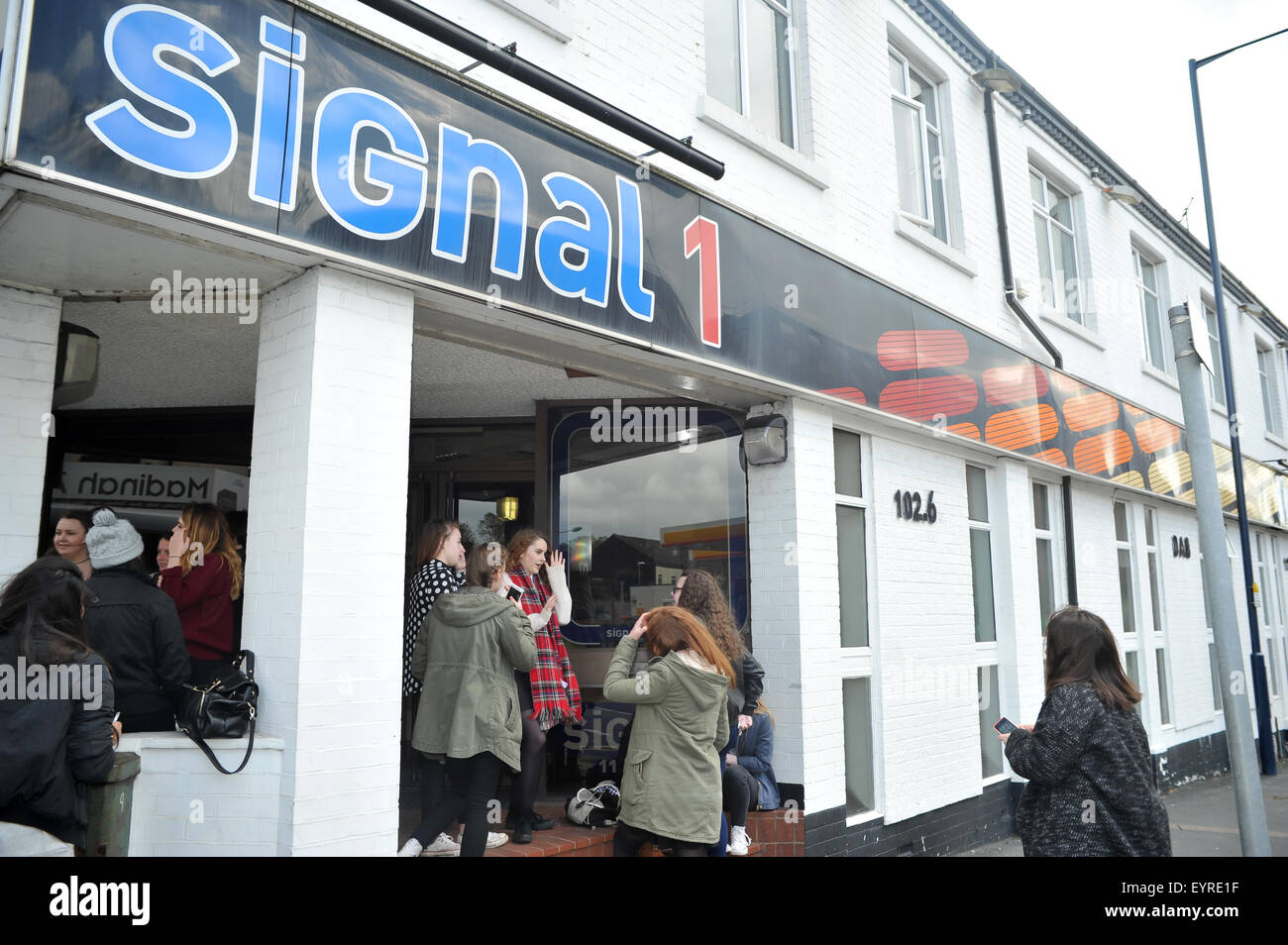 Fifth Harmony leaving Signal 1 FM Stoke Featuring: Atmosphere Where ...