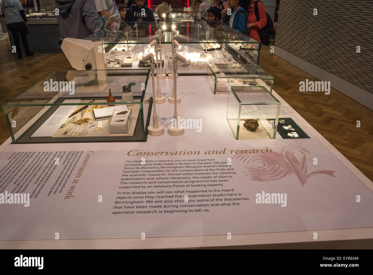 The Stafford Hoard, at Birmingham Museum and Art Gallery Birmingham ...