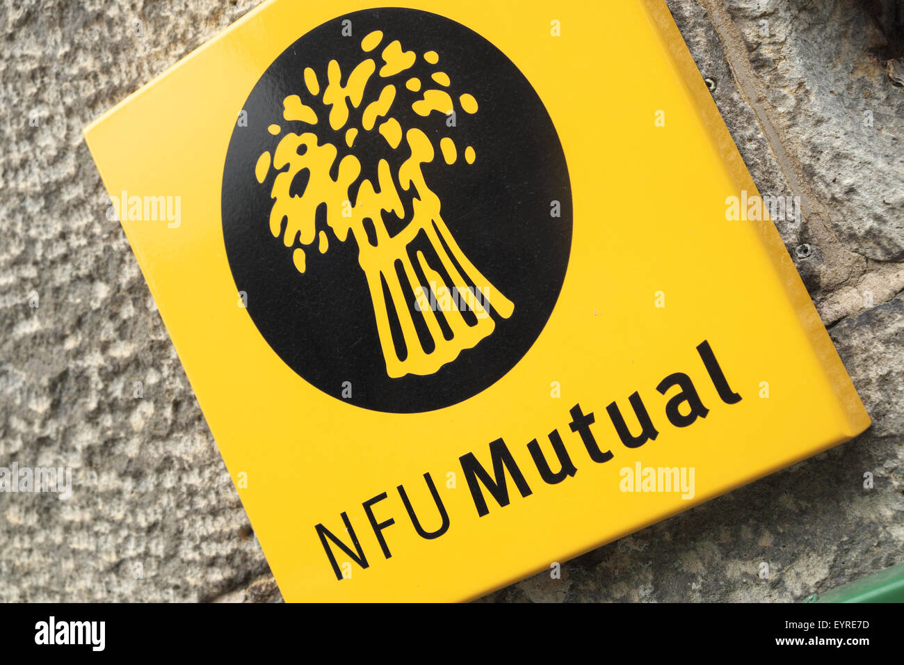 NFU Mutual insurance sign Stock Photo - Alamy